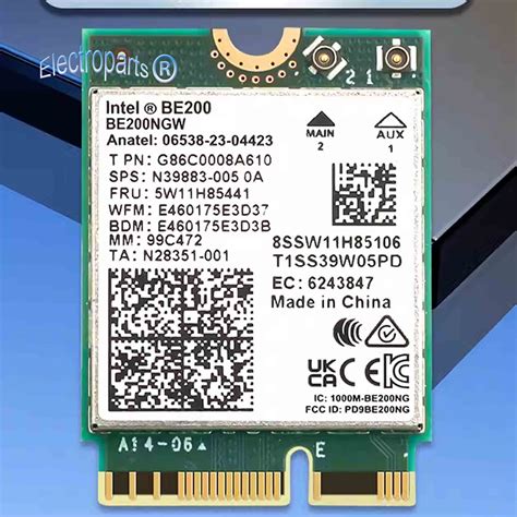 WiFi Intel BE NGW M NGFF WiFi Card Tri Band Be BT Network Adapter EBay Australia