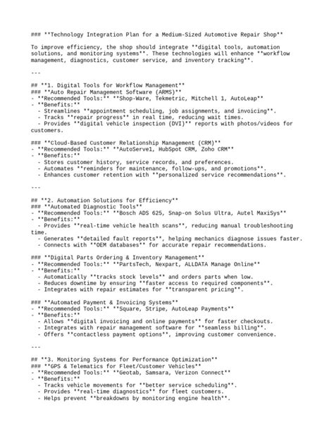 Technology Integration Plan For Pdf Automation Point Of Sale