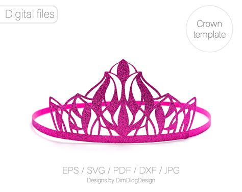 Tiara Svg Birthday Crown Svg Crown Svg Princess Crown Svg Etsy