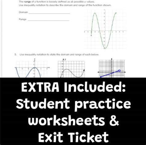 Task Cards Practice Domain And Range From A Graph By Miller Drive Math