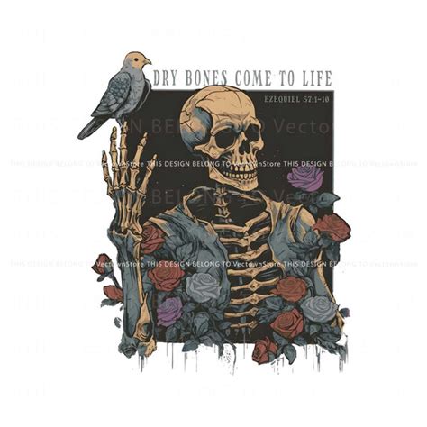 Dry Bones Come To Life Christian Skeleton Png Download Tren Inspire