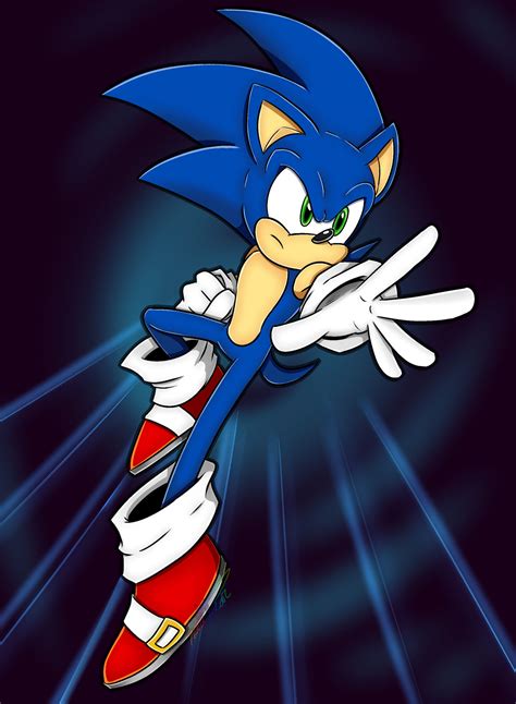 Sonic Jump By Yenristar On Deviantart