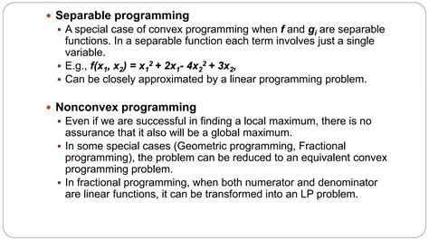 Non Linear Programming Pptx