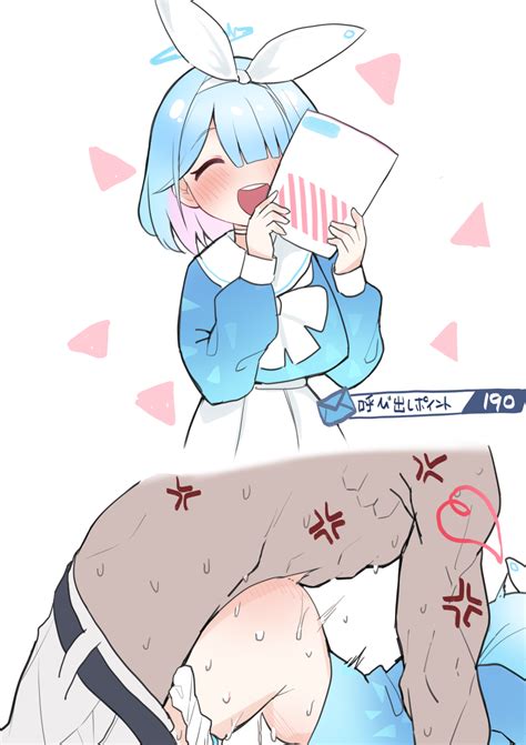 Teruisi Arona Blue Archive Blue Archive Light Blue Hair