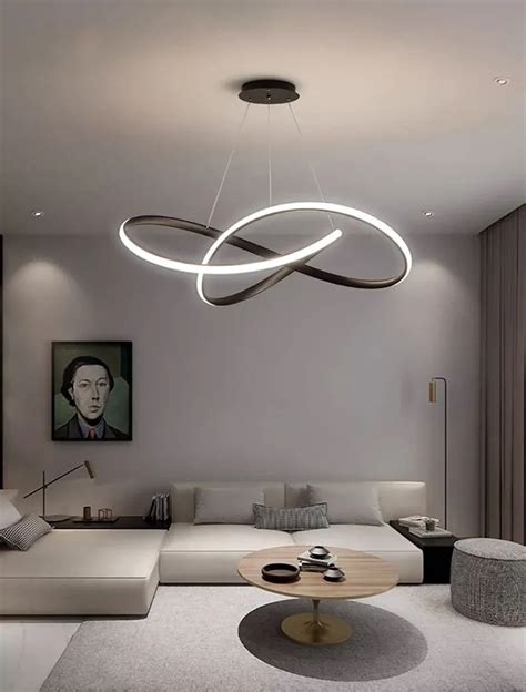 Modern Minimalist Led Pendant Lights Hanging Ring From Ddmylovely