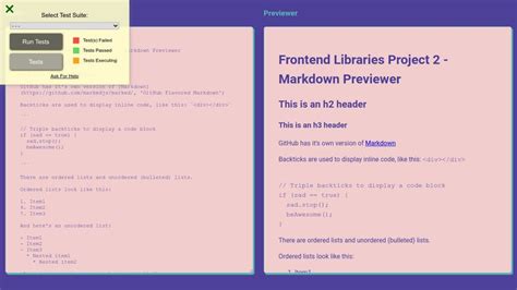 Markdown Previewer