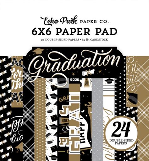 Graduation 6x6 Paper Pad Bastel Welt Schobes