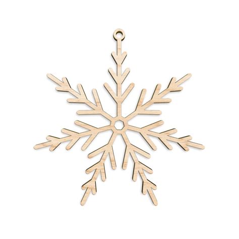 Χριστουγεννιάτικο στολίδι ξύλινη Χιονονιφάδα Postreto Gr