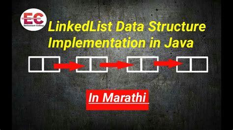 Linkedlistsinglylinkedlist Data Structure Implementation In Marathi Using Java Youtube