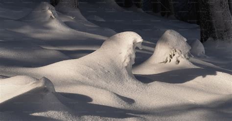 스노우보드를 타고 눈 덮인 슬로프를 내려가는 사람 사진 Unsplash의 하얀 풍경 이미지