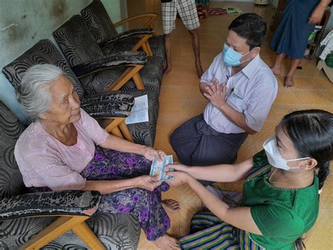 တောင်ဥက္ကလာပမြို့နယ်တွင် အသက် ၈၅ နှစ်အထက် သက်ကြီးဘိုးဘွားများအား လူမ