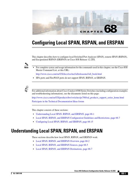 span cisco pdf network switch network packet