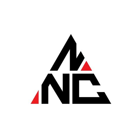Nnc Triangle Letter Logo Design With Triangle Shape Nnc Triangle Logo Design Monogram Nnc
