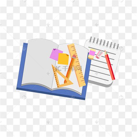 练习本卡通图片 练习本卡通图片素材免费下载 千库网