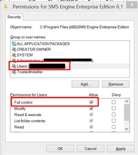File Access Denied To Sms Engine Mobitek System Corporate Blog