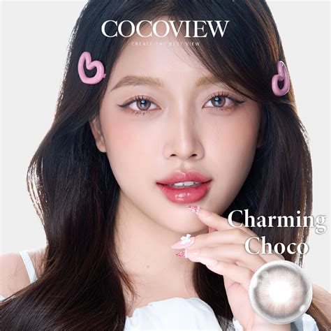 Kính áp Tròng Cocoview Charming Choco A202 Choco Hsd 3 6 Tháng 1