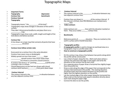 PPT Topographic Maps PowerPoint Presentation Free Download ID