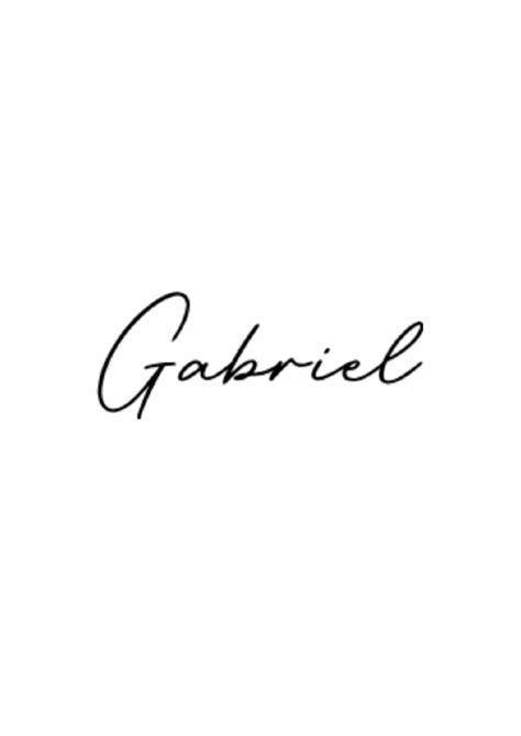 Cursive Gabriel
