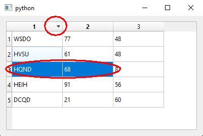 Python How To Combine Drag And Drop With Sorting In A QTableWidget