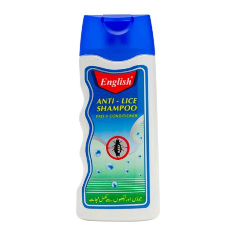 English Anti Lice Shampoo Large Pack 100ml Englishcares