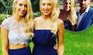 Mafs Michelle And Sharon Marsh Attend Afl Match Daily Mail Online