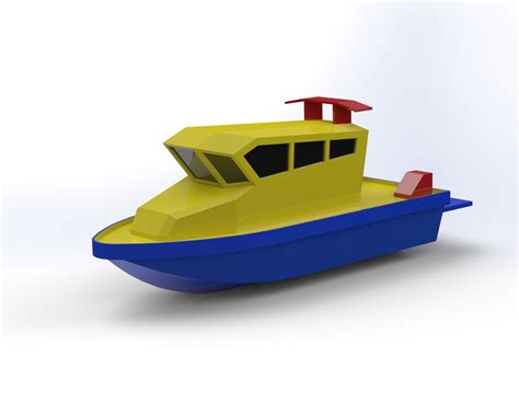 🛥️ Introducing My Latest 3d Printable Toy Boat Cad Model Let Your Imagination Set Sail ・free