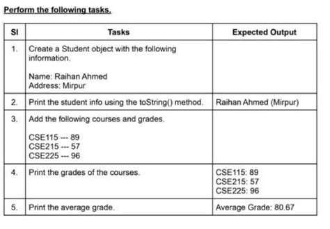 solved question 01 implement the following uml class