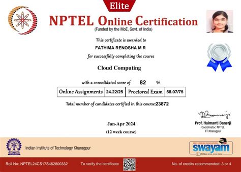 Cloudcomputing Nptel Onlinelearning Certification