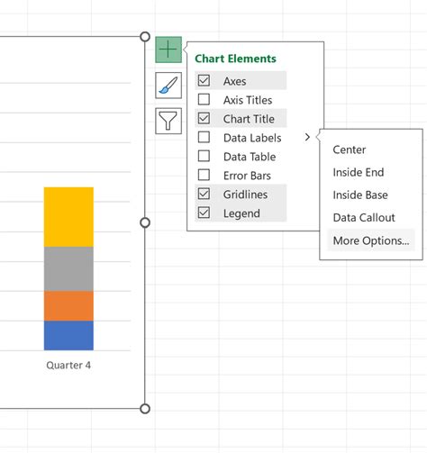Excel Show Percentages In Stacked Column Chart