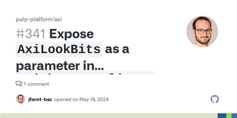 Expose `axilookbits` As A Parameter In `axiburstsplitter` · Issue 341 · Pulp Platformaxi
