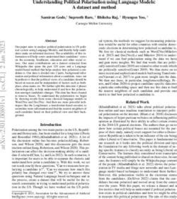 Understanding Political Polarisation Using Language Models A Dataset And Method