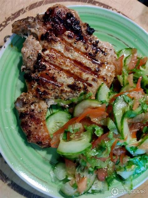 Отзыв о Стейк из свинины в маринаде Сосновоборская Очень вкусные стейки