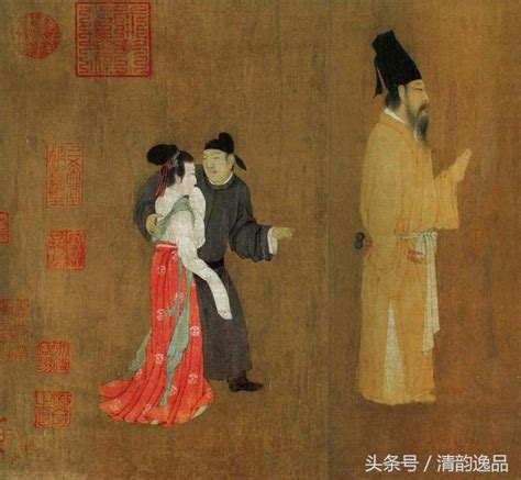 古畫鑑賞五代南唐 顧閎中韓熙載夜宴圖 每日頭條