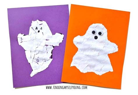 Torn Paper Ghost Craft Finding Myself Young