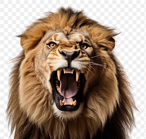 Png Lion Wildlife Mammal Animal Free Png Rawpixel
