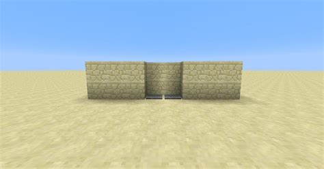 Smallest 2x2 Piston Door Minecraft Map