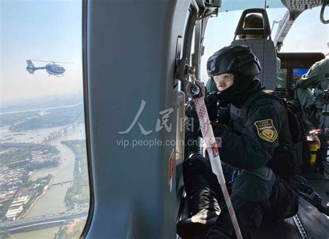 首个警察节直击广州公安警务航空支队风采 人民图片网