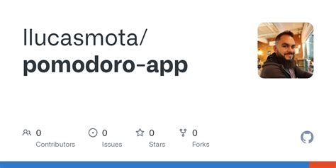 Github Llucasmotapomodoro App