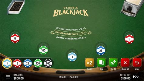 Classic Blackjack Table Game Qora Games