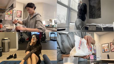 Vlog 미국 유학생의 개강일기 📓🧘🏻‍♀️🧠👩🏼‍💻 밥해먹고 운동하고 과제하는 잔잔한 일상 Youtube