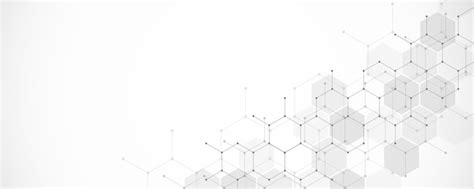 Premium Vector Abstract Design Element With Geometric Background And Hexagons Shape Pattern