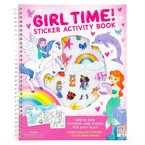 Cdp Girl Time Sticker Activity Book 9781646389056