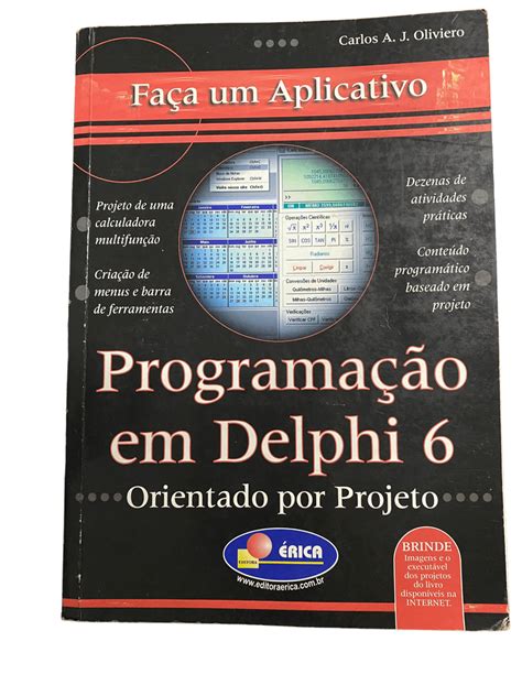 Programação Em Delphi 6 Orientado Por Projeto Livro Usado 80882532