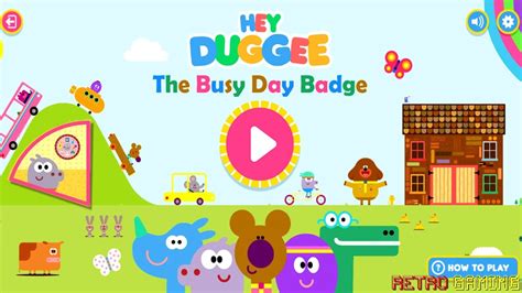 Hey Duggee The Busy Day Badge Roly Squirrel Retro Gaming Youtube