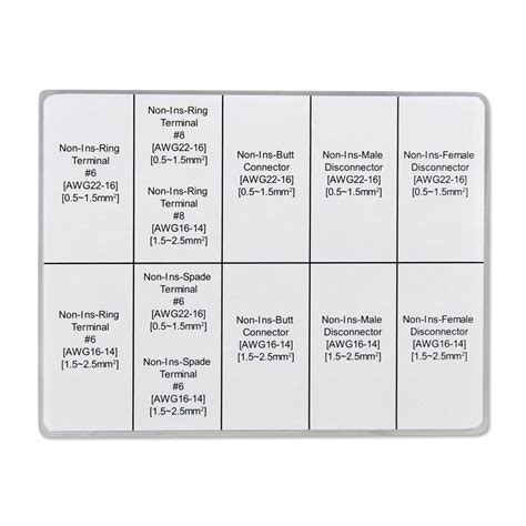 Pertronix Non Insulated Terminal Kit Piece Include Number Spade Terminal Connector Female