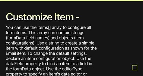 Customize Item Devextreme Form Codesandbox