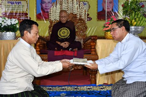 ပဲခူးတိုင်းဒေသကြီးအစိုးရအဖွဲ့မှဦးဆောင်၍ မြန်မာနှစ်သစ်ကူးတရားအလှူတော် ဓမ္မသဘင်ပွဲ ကျင်းပပြုလုပ
