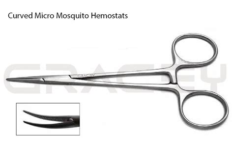 Hemostats Micro Mosquito Forceps Curved