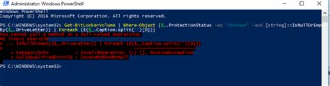 Find The Bitlocker Drive Volume Id But With Conditions Programming