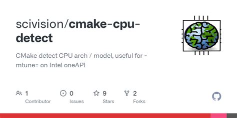 Github Scivision Cmake Cpu Detect Cmake Detect Cpu Arch Model Useful For Mtune On Intel